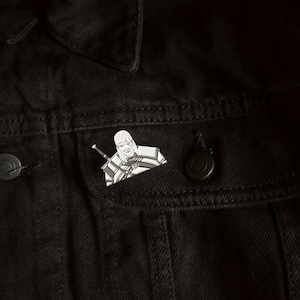 The Witcher Enamel Pin Badge Geralt of Rivia TV - Etsy