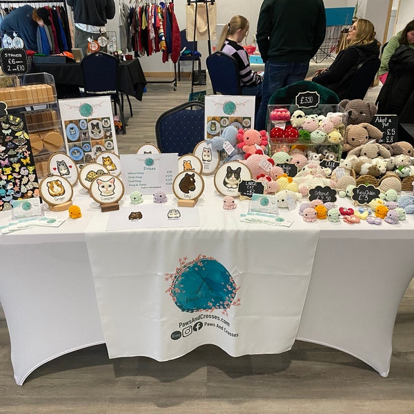 Custom Table Runner Logo, 76 X 152 Cm, Waterproof, Wipe Clean ...