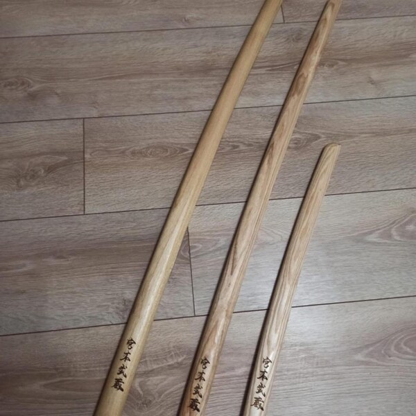 Katori Shinto Ryu - Specialized Bokken of Ash Wood by the Master Skolot. Handmade. - Etsy