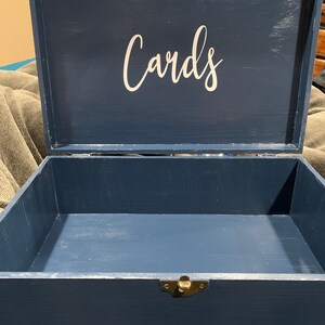 Cards vinyl decal wedding card box decal wedding venue gift | Etsy