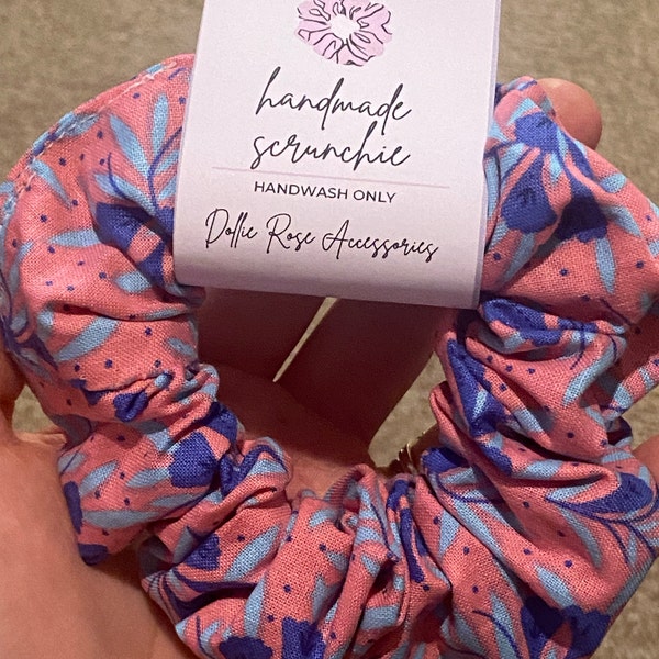 Printable Scrunchie Hang Tags | Customizable Editable | Canva Template ...