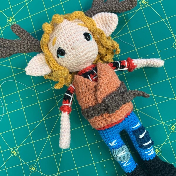 Gus, Deer Boy Crochet Pattern (amigurumi Pattern, Photo Tutorial, PDF ...