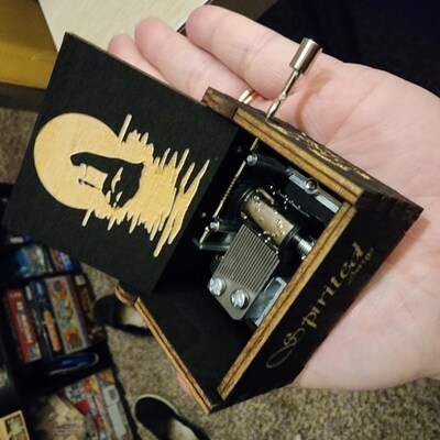 Music Box 3D Light Led Theme Music Wooden Engraved Handmade - Etsy