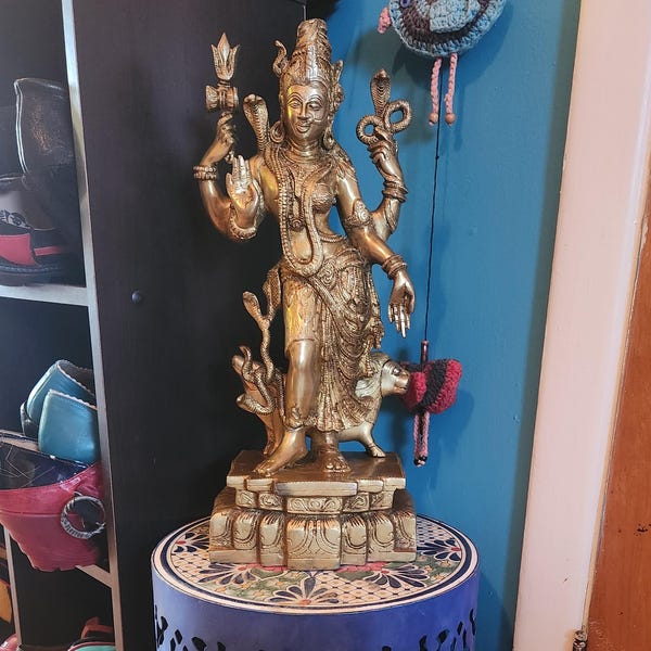 Kuber Maharaj Idol, Brass Kuber Statue. 12.cm Kuber Statue, Sitting ...