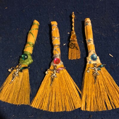 Moon Fairy faeries Moon Goddess Wiccan Alter Tool Besom / - Etsy