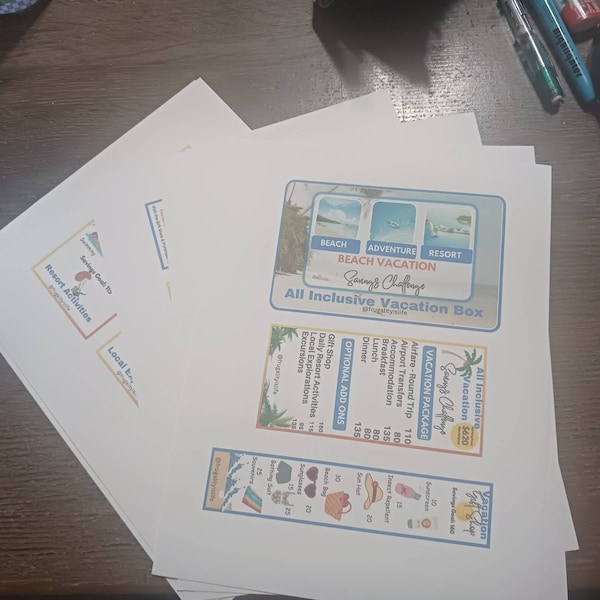 Snow Day Savings Challenge Winter Savings for Cash Envelope Stuffing ...