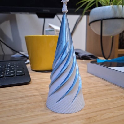 Large 3D Infinity Spiral Christmas Tree Artistic Pine Design, Unique ...