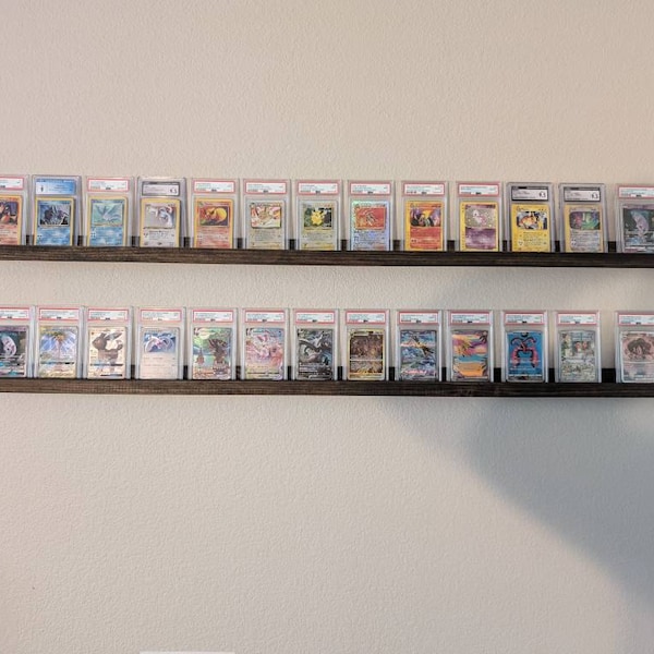 24 Card Display Shelves, Football Cards, Baseball Cards, Basketball ...
