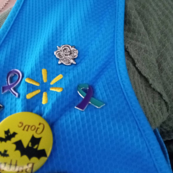 Vibrant Cancer Awareness Ribbon Enamel Pins – Support and Advocate for ...