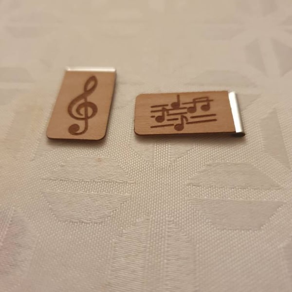 Musical Bookmarks - Music Note Bookmarks - Great Gift - Treble Clef ...