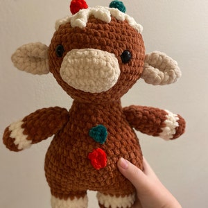 DIGITAL PATTERN: Gingerbread Cow Crochet Plushie - Etsy