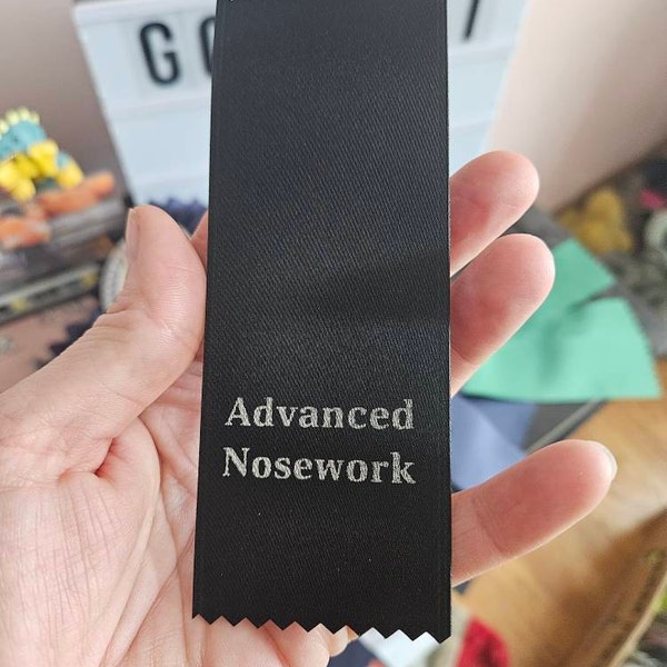 AKC Virtual Rally Title Ribbon Rosette - Novice, Intermediate, Advanced ...