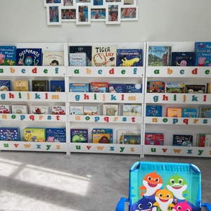 Tidy Books® Kids Bookshelf Alphabet Bookcase the Original Childrens ...