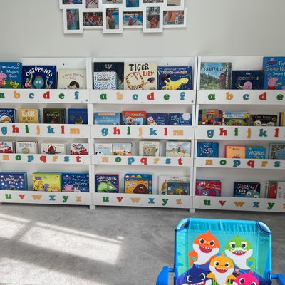 Tidy Books® Kids Bookshelf Alphabet Bookcase the Original Childrens ...