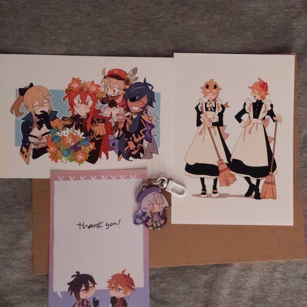 Genshin Impact Prints - Etsy
