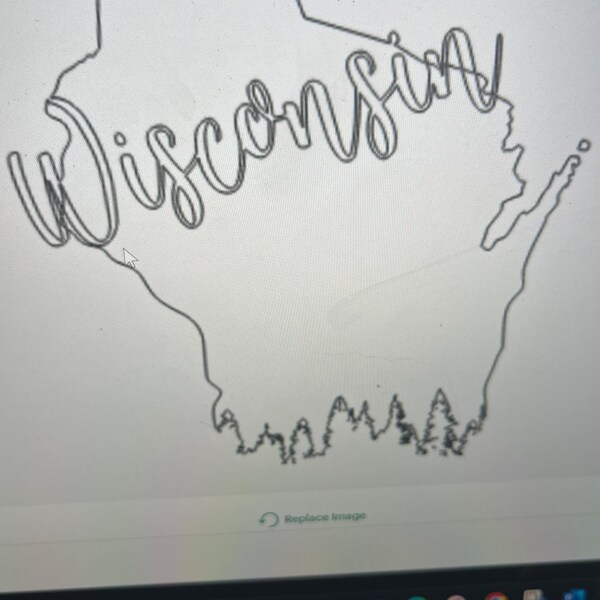 Digital File - Washington State Silhouette With Tree Line - Cut File ...