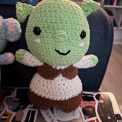 Crochet Pattern Ogre jumbo, Amigurumi Tutorial in English, PDF Download ...