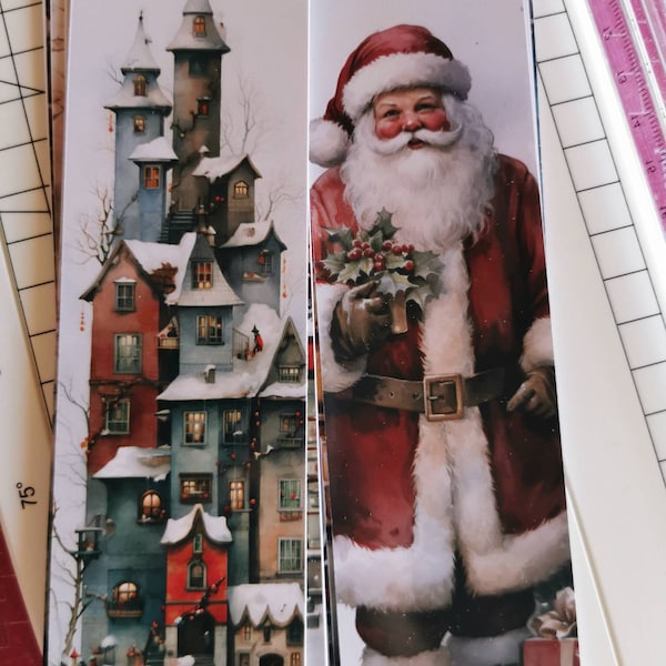 Winter Wonderland Printable Bookmark Bundle PNG JPG Holiday Stocking ...