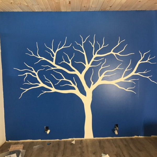 Large Tree Wall Decals Trees Decal Nursery Tree Wall Decals, Tree Mural ...
