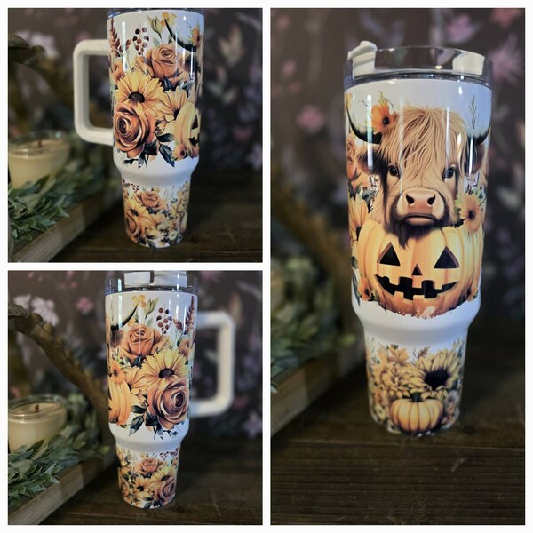 Highland Cow Glass Cup, Highland Cow Cute Glass Tumbler, Highland Cow ...