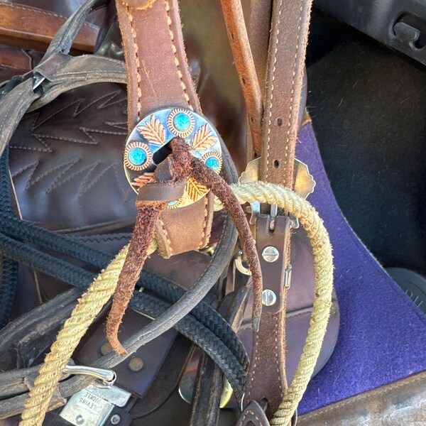 Butter Soft Headstall, Herman Oak Leather, Working Headstall, Western ...