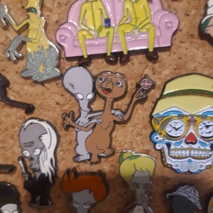 ET Bone Home Alien Aliens EDM Festival Enamel Hat Lapel Pin - Etsy