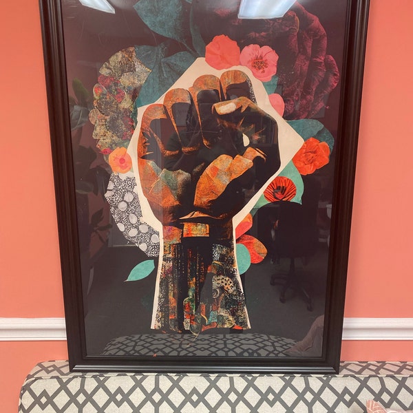 Tropicale Afrocentric Wall Art Black Woman Art BLM Art Afro American ...