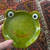 Frog Spoon Rest Cute Green Froggy Utensil Holder Ceramic Spoon Holder ...