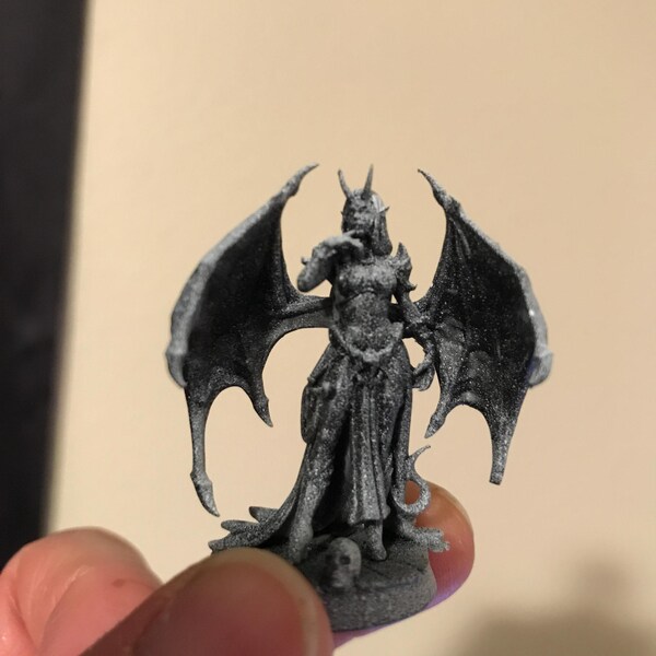 Corrupted Dwarf 3D Printed Resin Miniature 4K Statue, Hand-painted ...