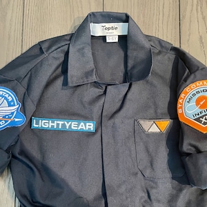 Lightyear Mission Infinity XL01 Uniform Embroidered Patch Iron on Sew Badge Star Command Prop ...