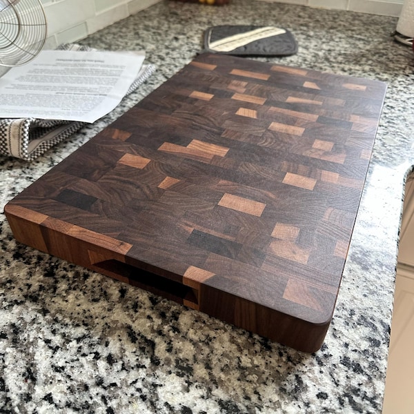 Maple End-grain Cutting Board - Etsy