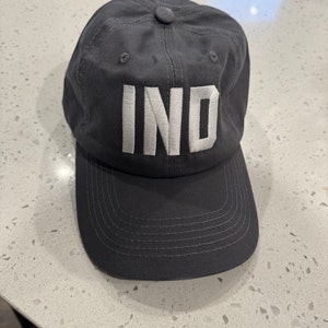 Varsity Letter Hat Embroidered Any Letter College Varsity Font Baseball ...