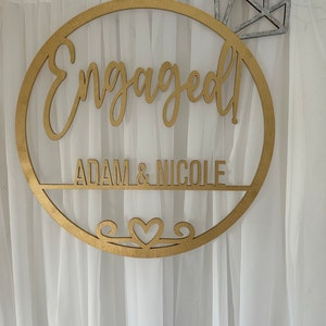 Custom Name Confetti, Engagement Party Confetti, Personalized Confetti ...