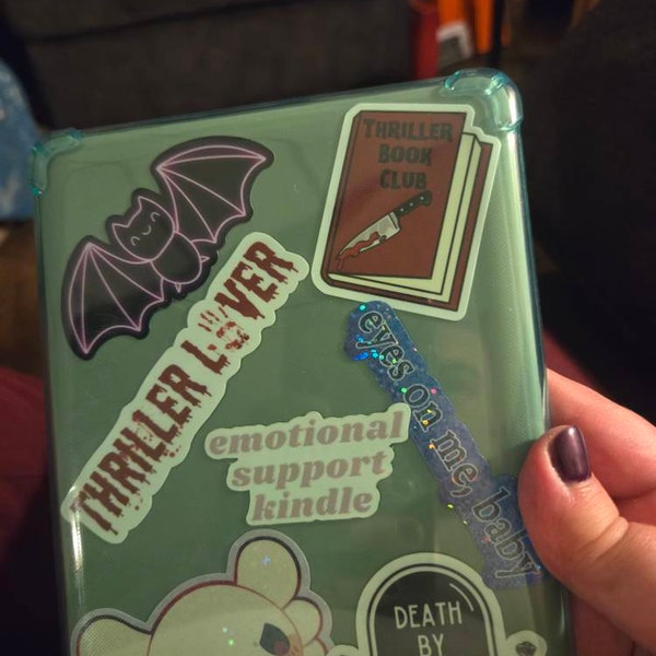Thriller Book Club Sticker, Thriller Suspense Mystery Reader, Booktok ...