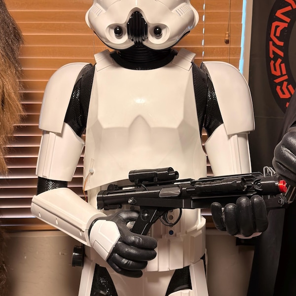 Star Wars Stormtrooper as Seen in Rogue One - Ahsoka - Mandalorian ...