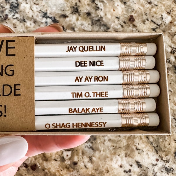 Key & Peele Substitute Teacher Pencils: Mispronounced Names, Set of 6 ...
