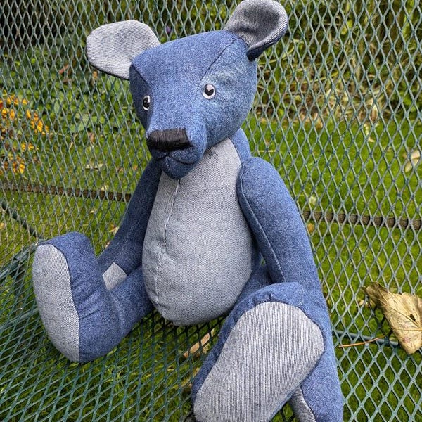 Little Digby PDF DOWNLOAD Teddy Bear Sewing Pattern for a Traditional ...