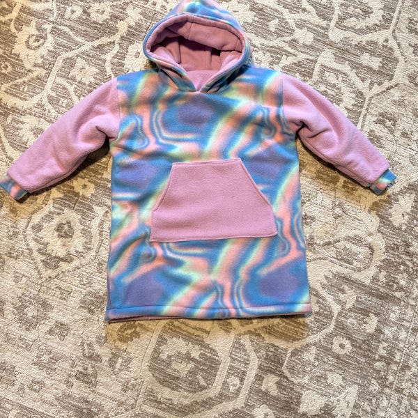 Snuggie Wearable Blanket Pattern. Sweatshirt Coat Sewing PDF Pattern ...