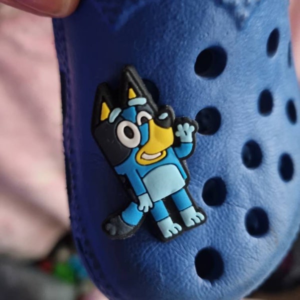 Bluey Croc Charms - Etsy UK