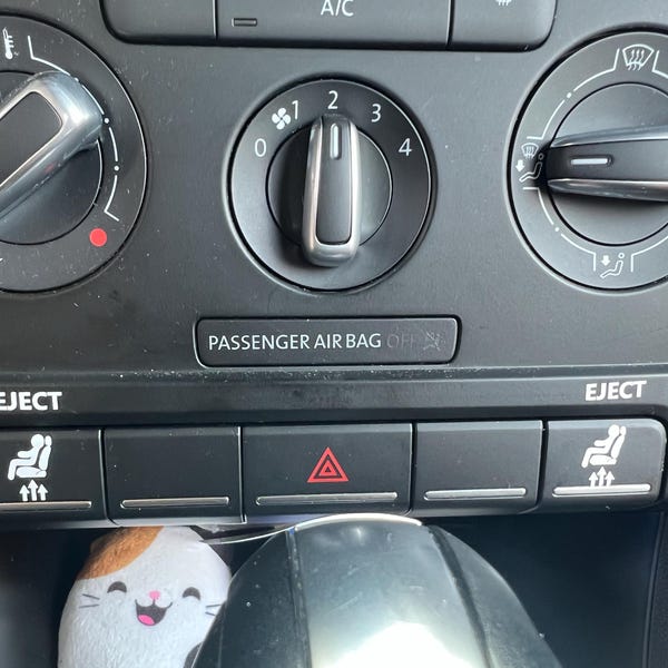 Eject Button Decal, Car Decal, Eject Passenger Button, Blank Button ...