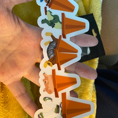 Toys Crossing Peeker Car Decal/ Toy Story Pixar Peekaboo Window Bumper ...