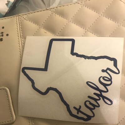 State Decal Sticker Personalized State Gift Any State - Etsy
