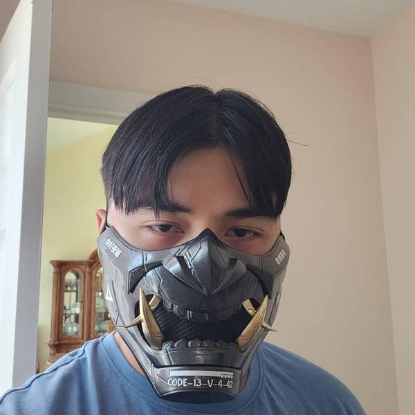 Tengu Japanese Full Face Mask - Etsy