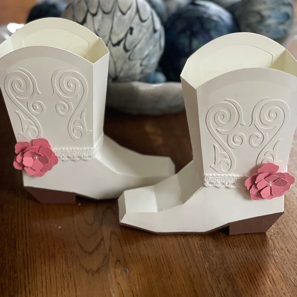 Cowgirl Boot - 3D Project for Manual Cut or Machine Cutting File ...