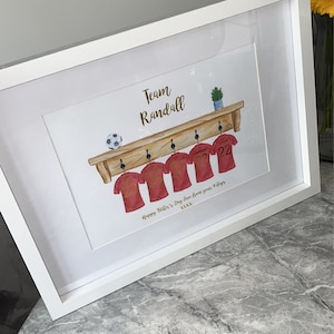 Fathers Day Football Gift Fathers Day Print Football Print Daddy Number ...