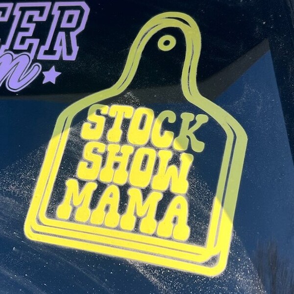 Custom Ear Tag Decal - Etsy