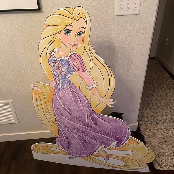 Rapunzel Cutout, Tangled Big Decor, Rapunzel Party Decoration Theme ...
