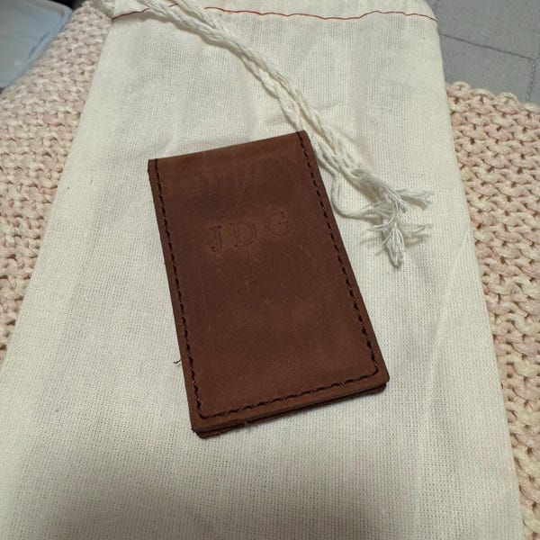 Personalized Leather Luggage Tag: Handmade Custom Duffle Bag Tag - Etsy