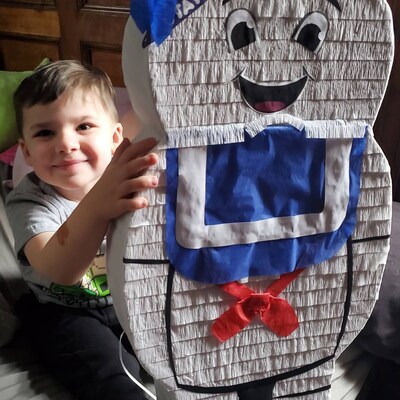 Ghostbuster/ Marshmallow Man Pinata 23 X 14 - Etsy