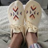 Handmade Traditional *ancient Burst* Beaded Moccasins - Buckskin - Etsy ...